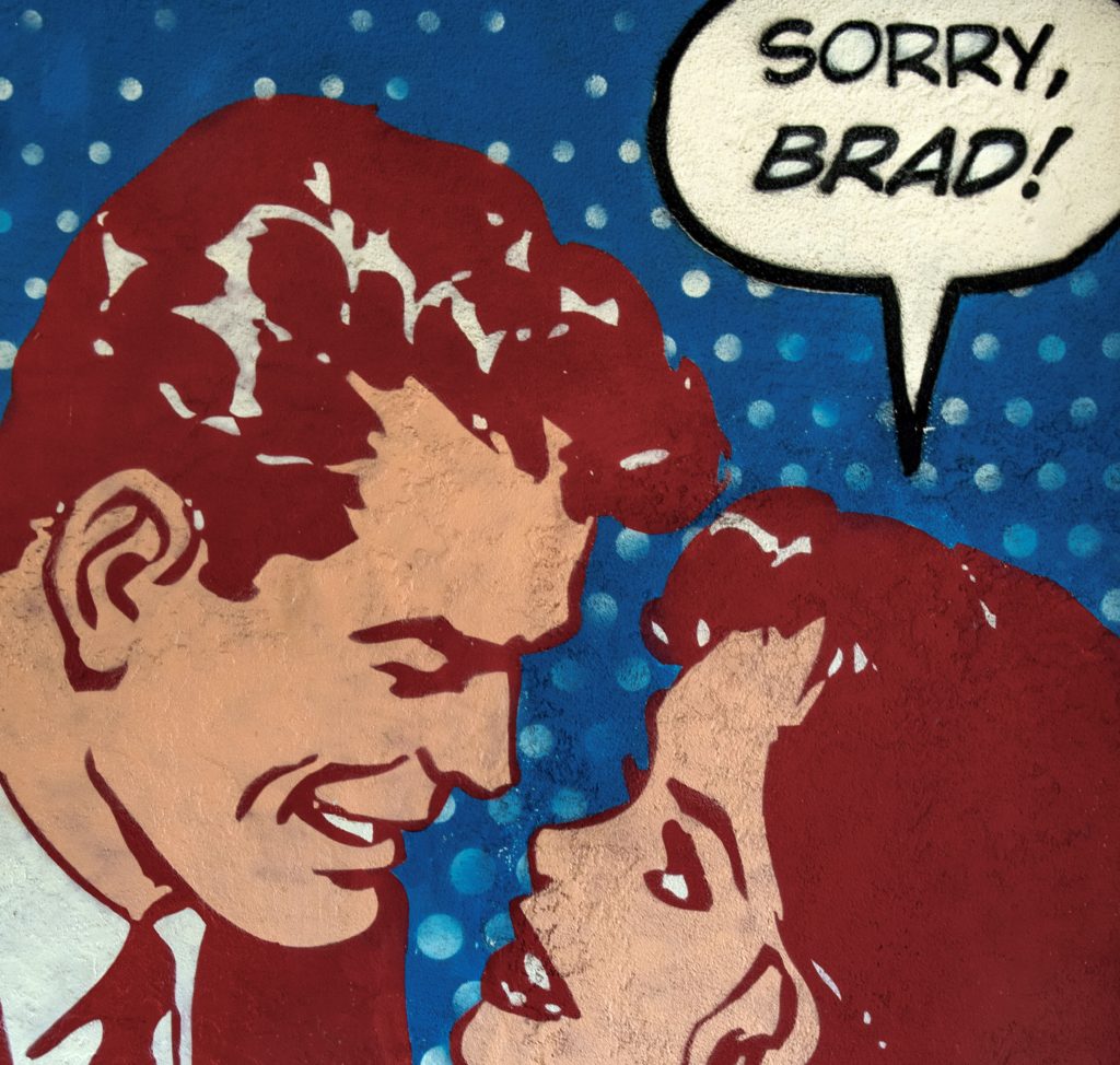 Sorry. So sorry. Terribly sorry. The English sorry reflex