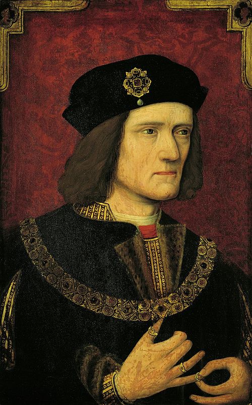 King Richard III is smiling now